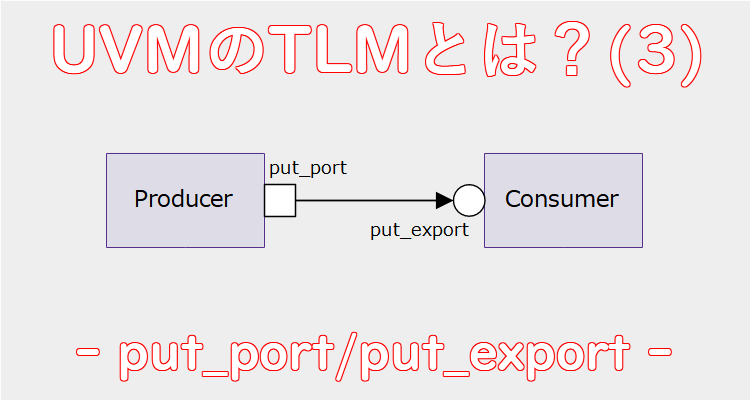 UVMのTLMとは?(3) put_portとput_export – FPGA LAND UVMのTLMとは?(3) put_portとput_export – FPGA LAND